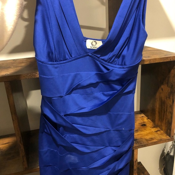 Soho | Dresses | Soho Royal Blue Mini Dress | Poshmark
